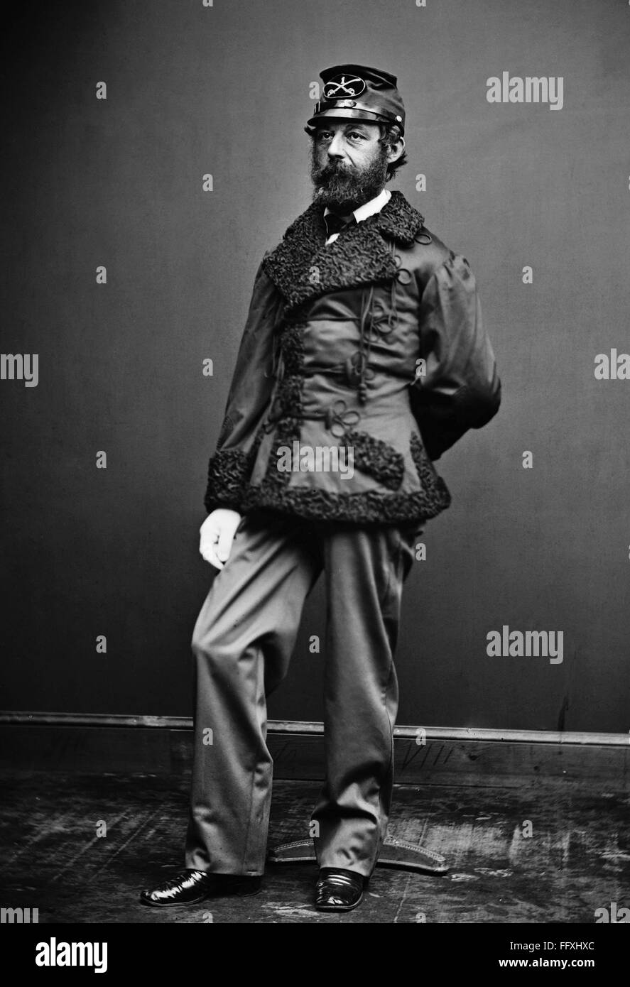 CIVIL WAR: UNION SOLDIER. /nColonel J.B. Swain of the 11th New York ...