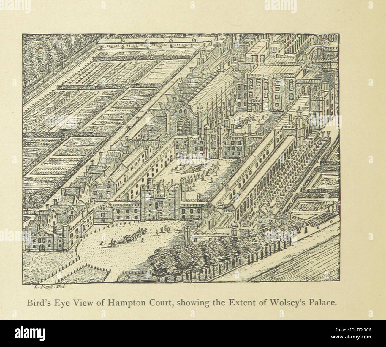 This vintage book covers the history of Hampton Court Palace, detailing ...