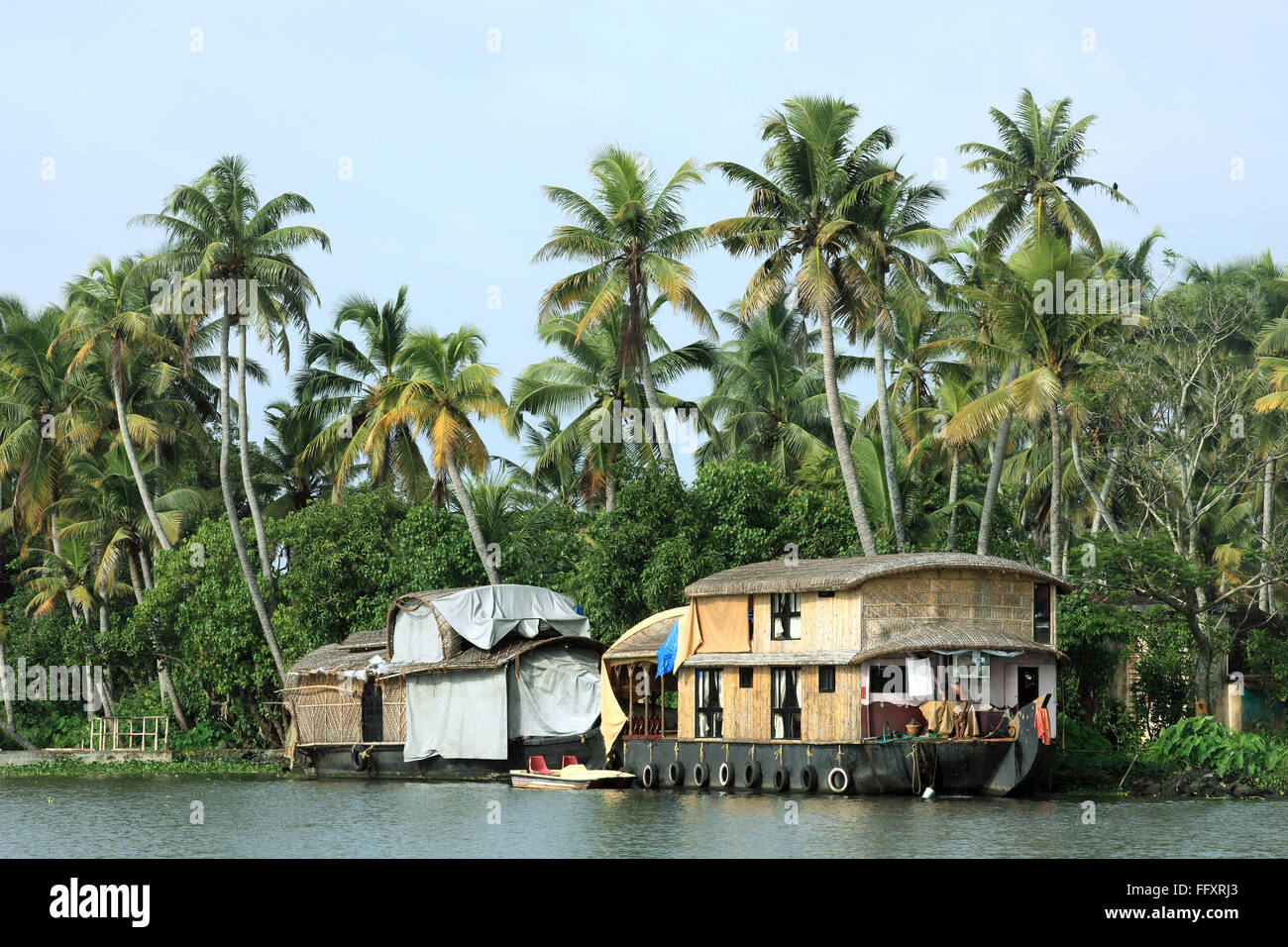Alleppey house boat hi-res stock photography and images - Alamy