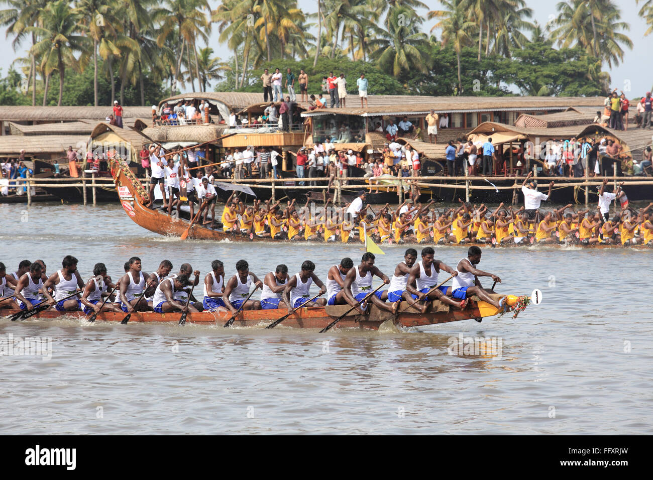 Kerala boat race hi-res stock photography and images - Alamy
