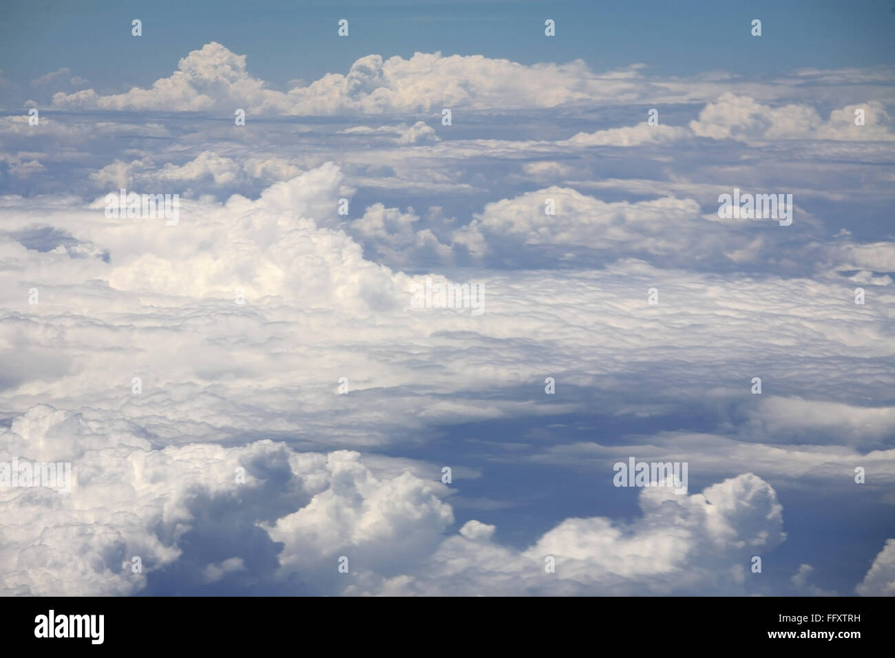 Clouds from 38000 ft above sea level Stock Photo - Alamy