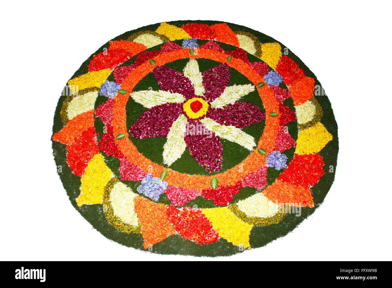 Pukalam flower arrangement, pookalam, onam festival, Cochin, Kochi ...