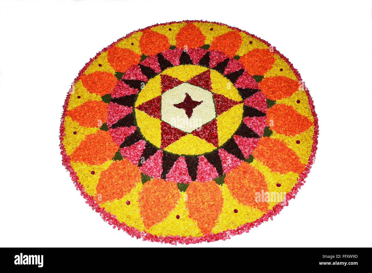 Pukalam flower arrangement, pookalam, onam festival, Cochin, Kochi ...