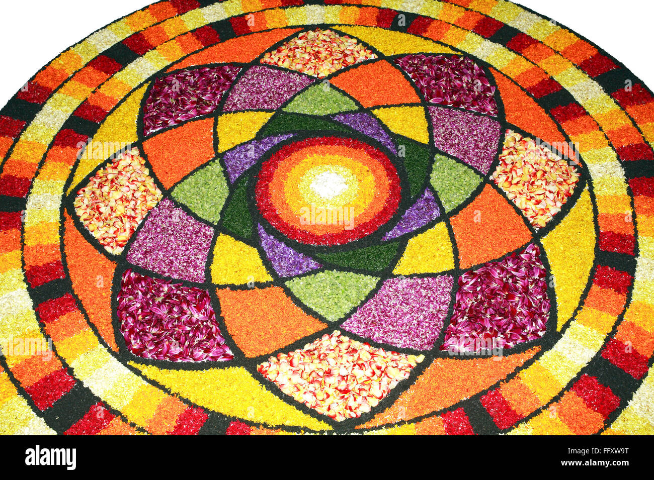 Pukalam flower arrangement, pookalam, onam festival, Cochin, Kochi ...