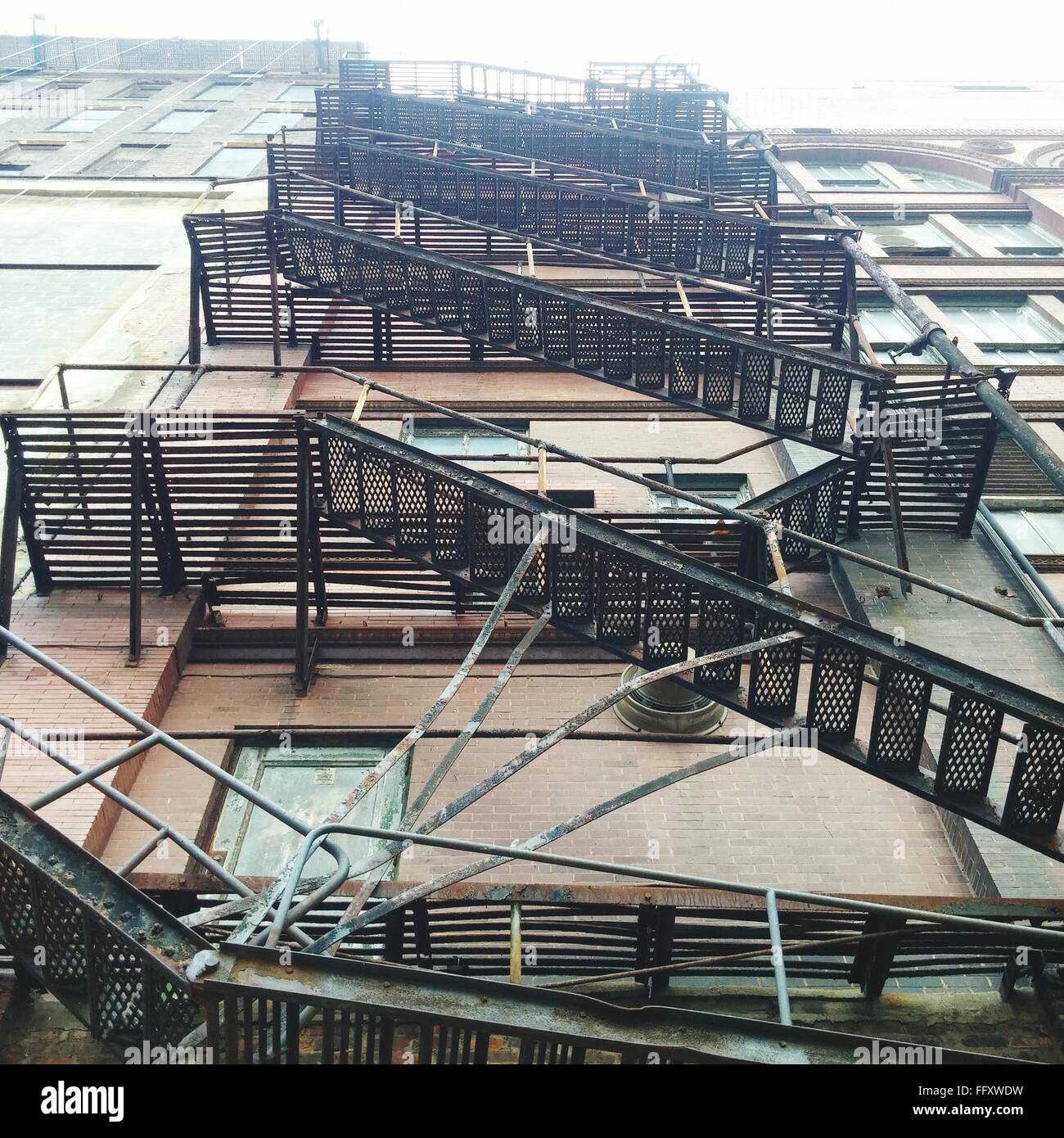 Fire Escape Building Architecture High Resolution Stock Photography and ...