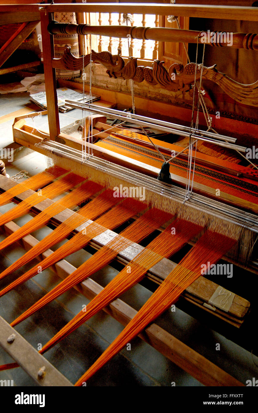 Handloom weaving , Bhuj , Kutch , Gujarat , India Stock Photo - Alamy