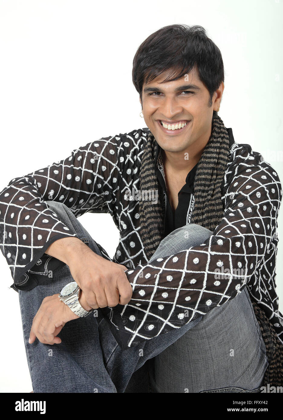 South Asian Indian man wearing fashionable clothes , India MR#732A ...