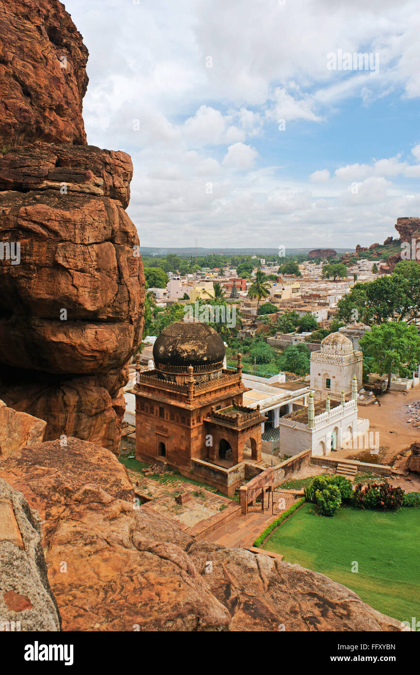 Mosque , Badami fort , Badami , Karnataka , India Heritage Stock Photo ...