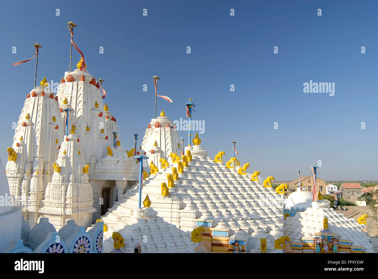 Architecture of Jain temple of Jakhau , Jakhau , Kutch , Gujarat ...