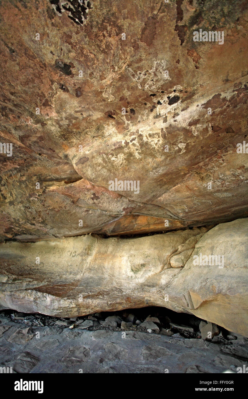 Prehistoric weapons cave paintings hi-res stock photography and images ...