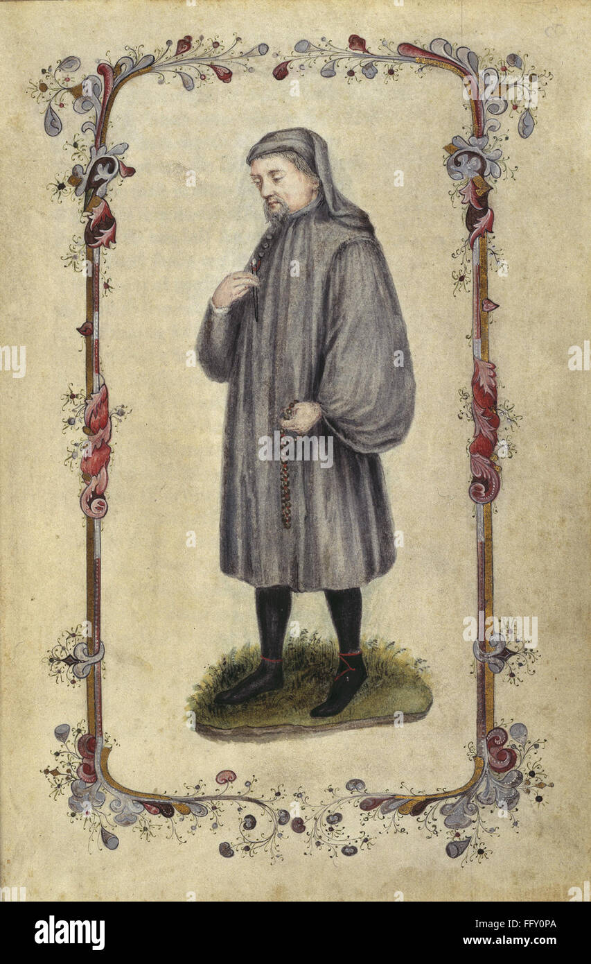 This book is likely referring to Geoffrey Chaucer, the famed author of ...