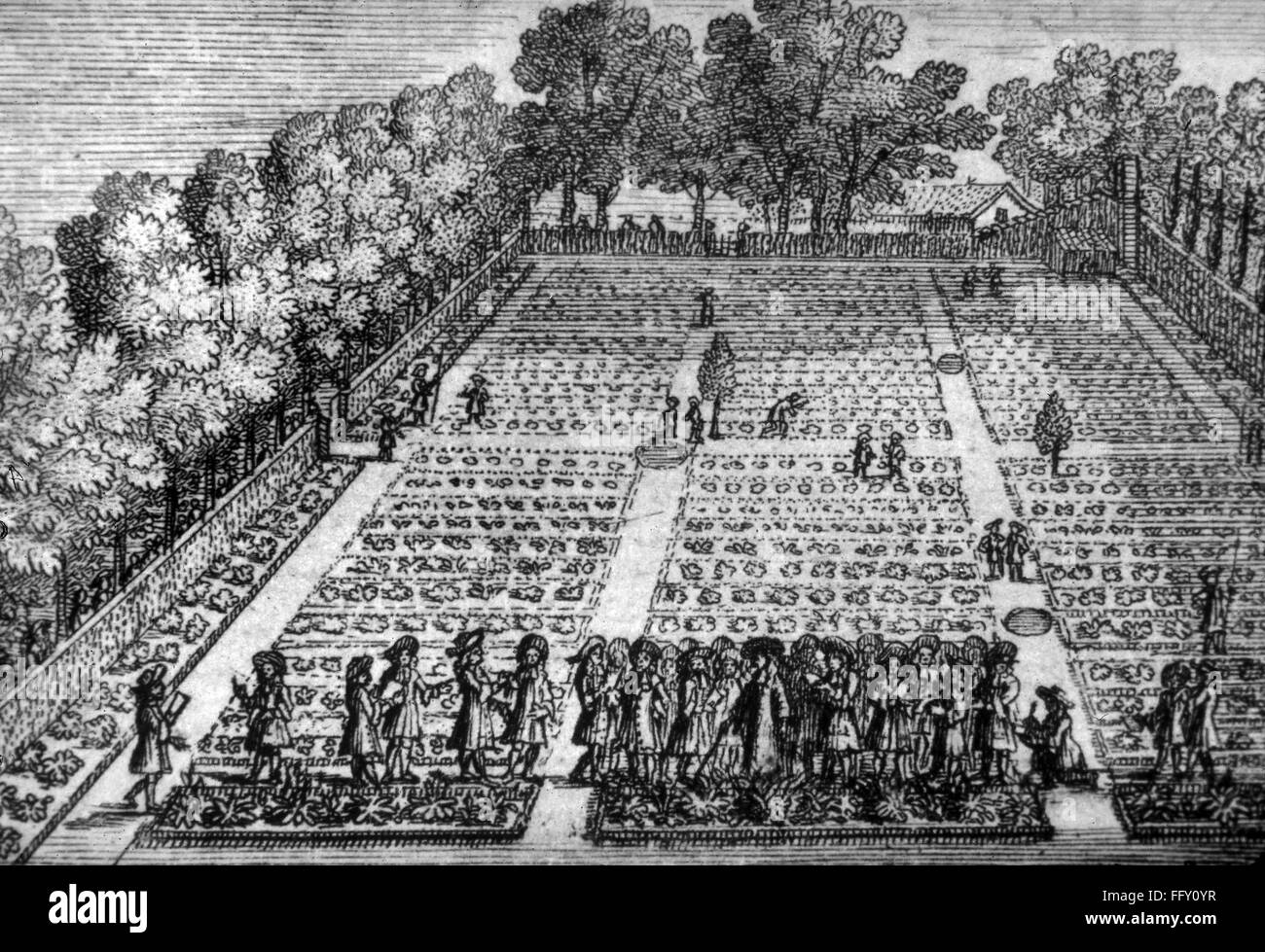 PARIS: JARDIN DES PLANTES. /nFrench botanist Joseph Pitton de ...