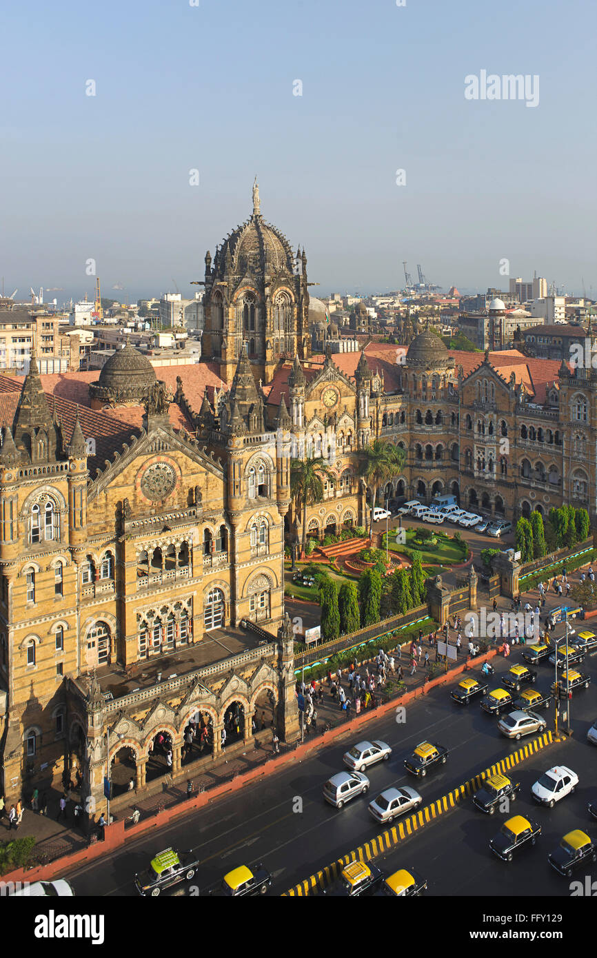 Victoria terminus vt now chhatrapati shivaji terminus cst railway ...