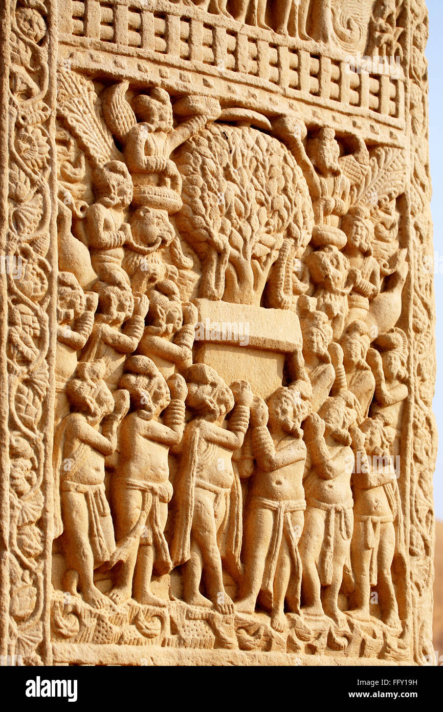 Buddha india tree stone hi-res stock photography and images - Alamy