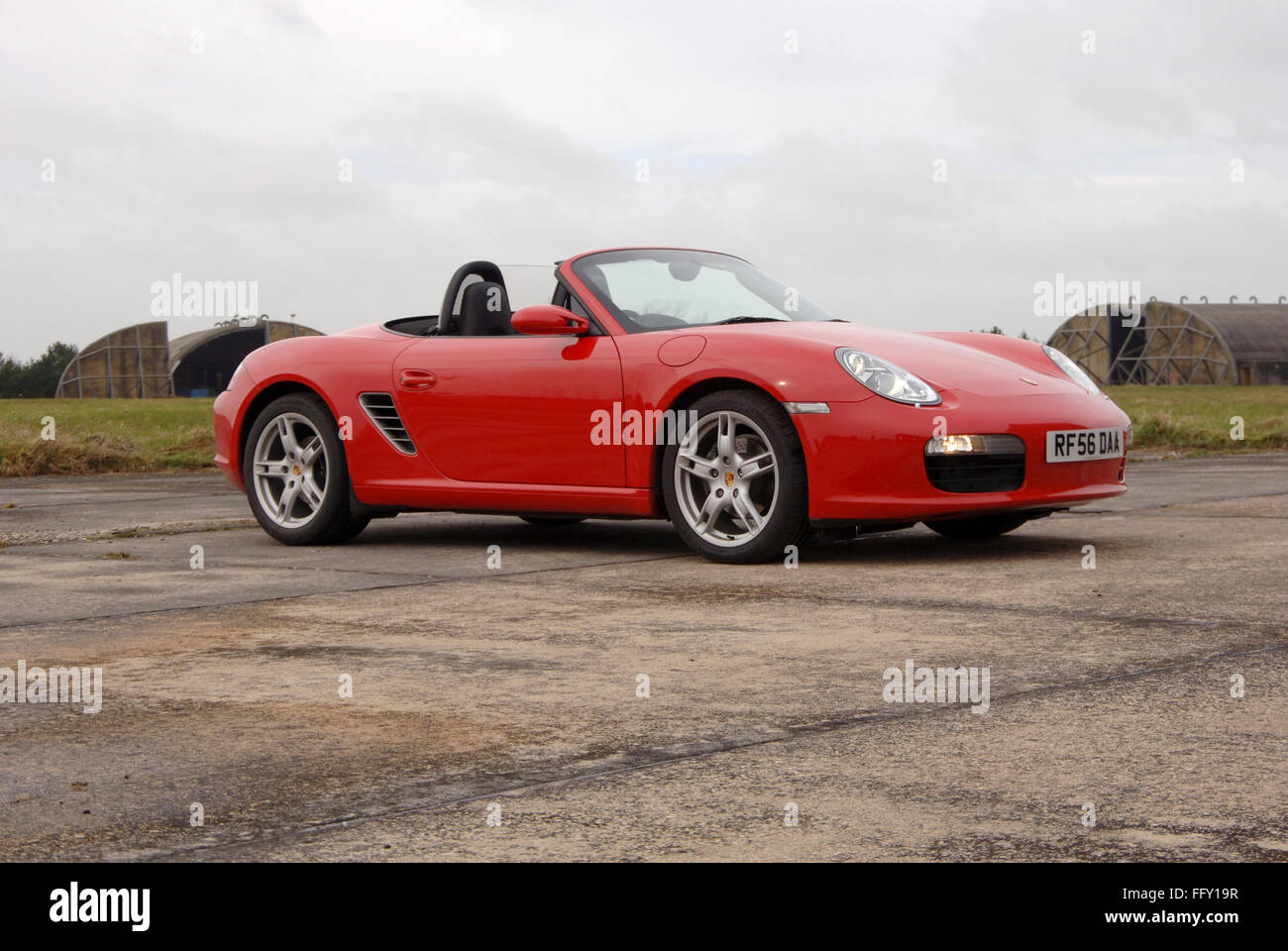 Red porsche boxster hi-res stock photography and images - Alamy