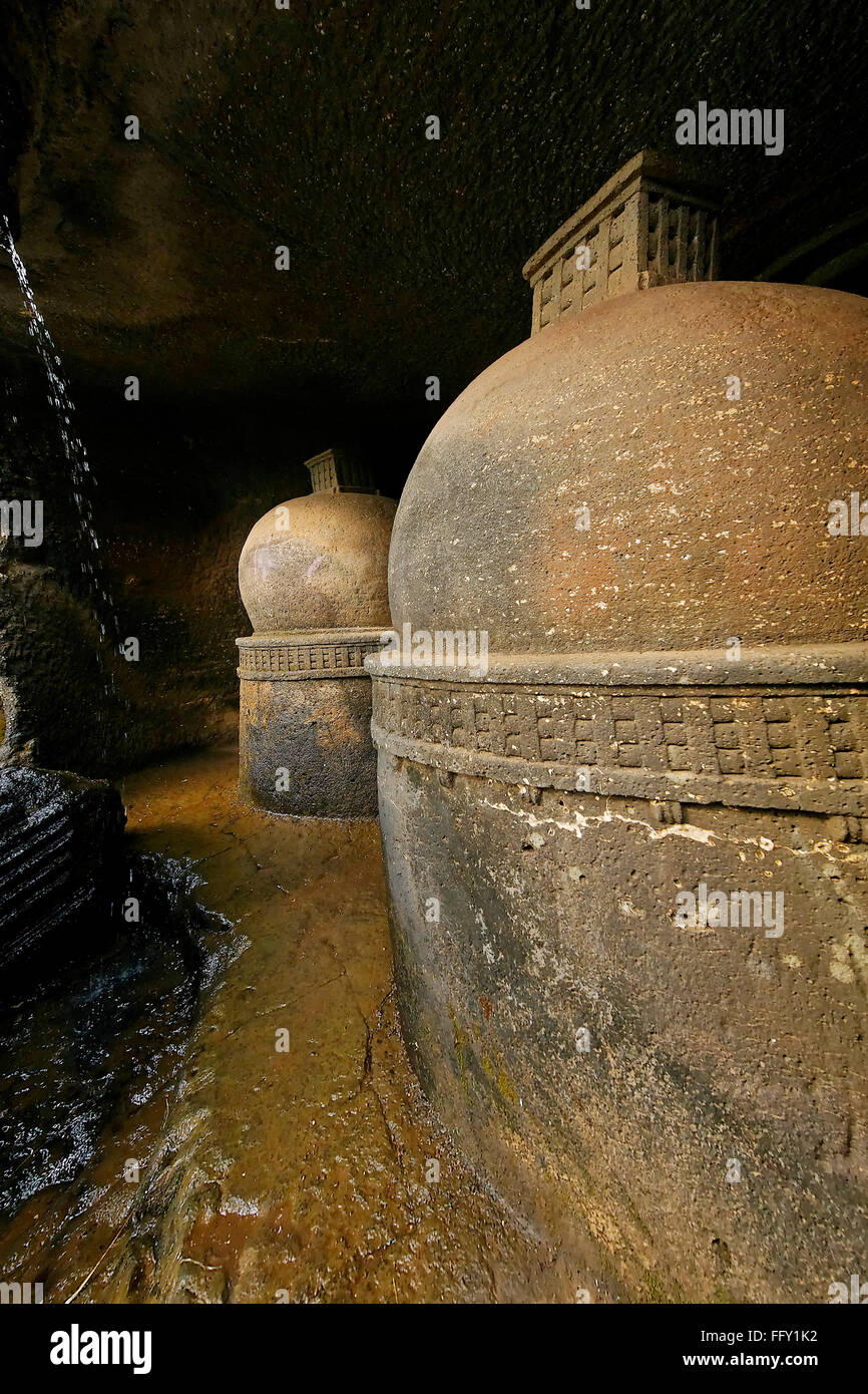 Buddhist stupa in Bhaja caves in 2nd century B.C . , Lonavala ...