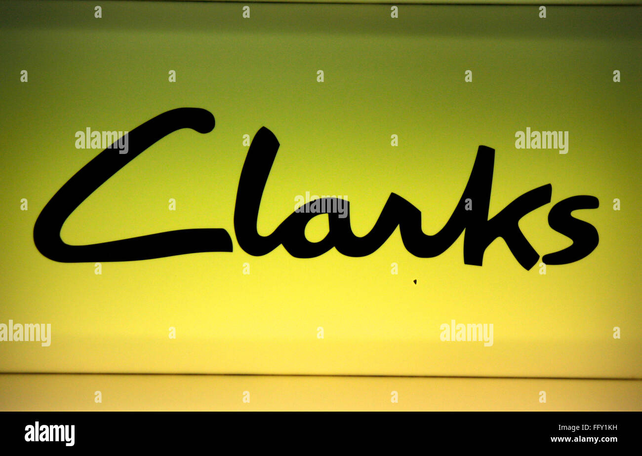 Clarks sign hi-res stock photography and images - Alamy