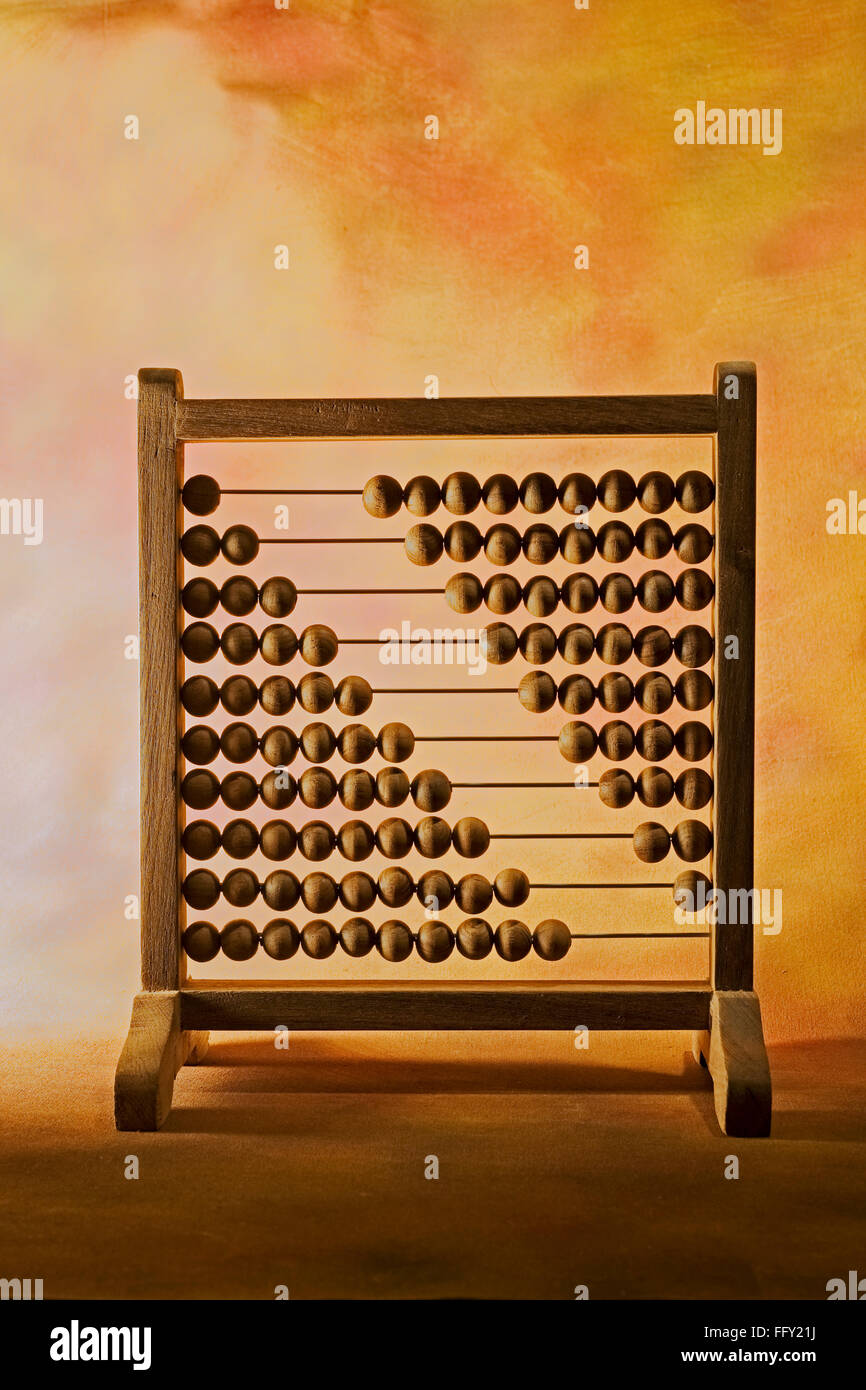 Concept , learning counting , wooden abacus Stock Photo - Alamy