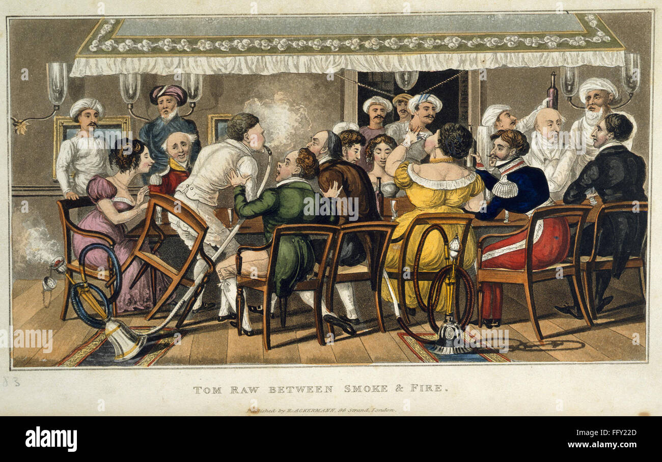 This burlesque poem titled 'Tom Raw Between Smoke and Fire' captures ...