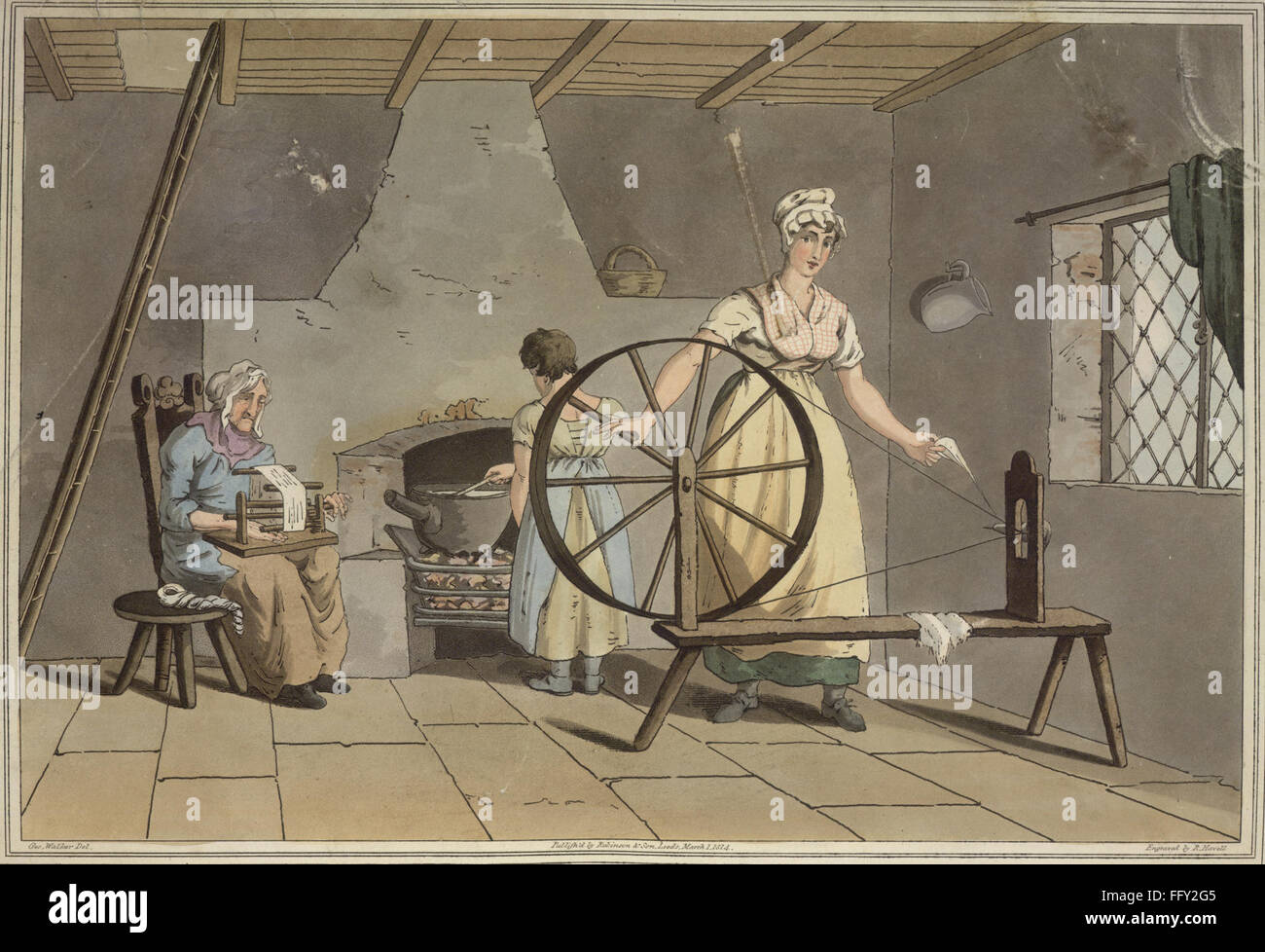 Old carding wool hi-res stock photography and images - Alamy
