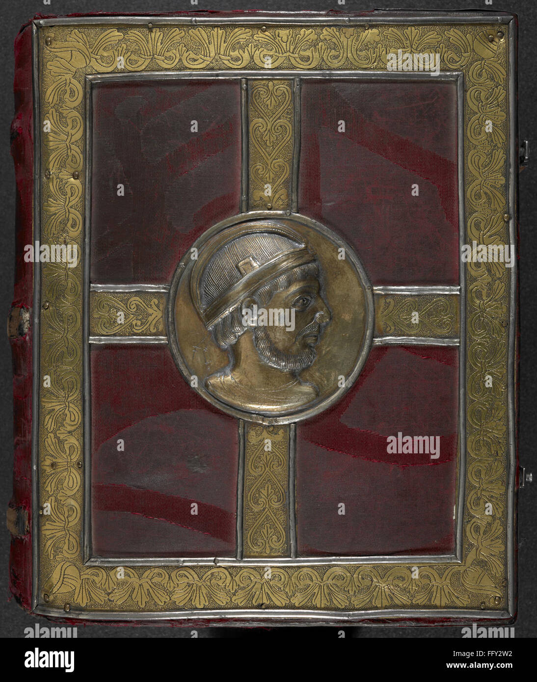 This vintage book presents a detailed description of a silver gilt ...