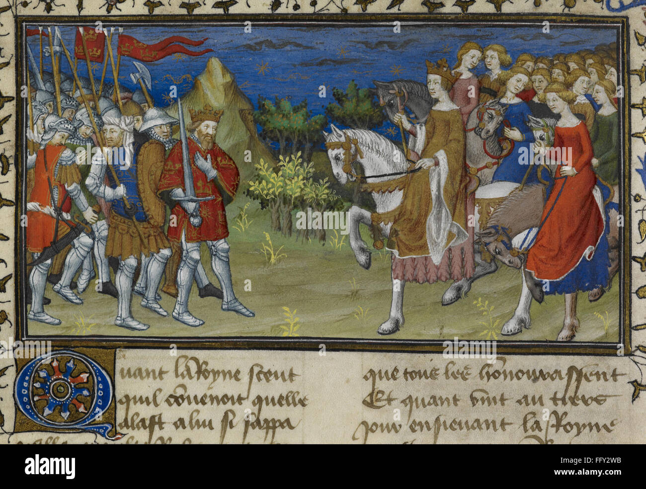 Romance of alexander manuscript hi-res stock photography and images - Alamy