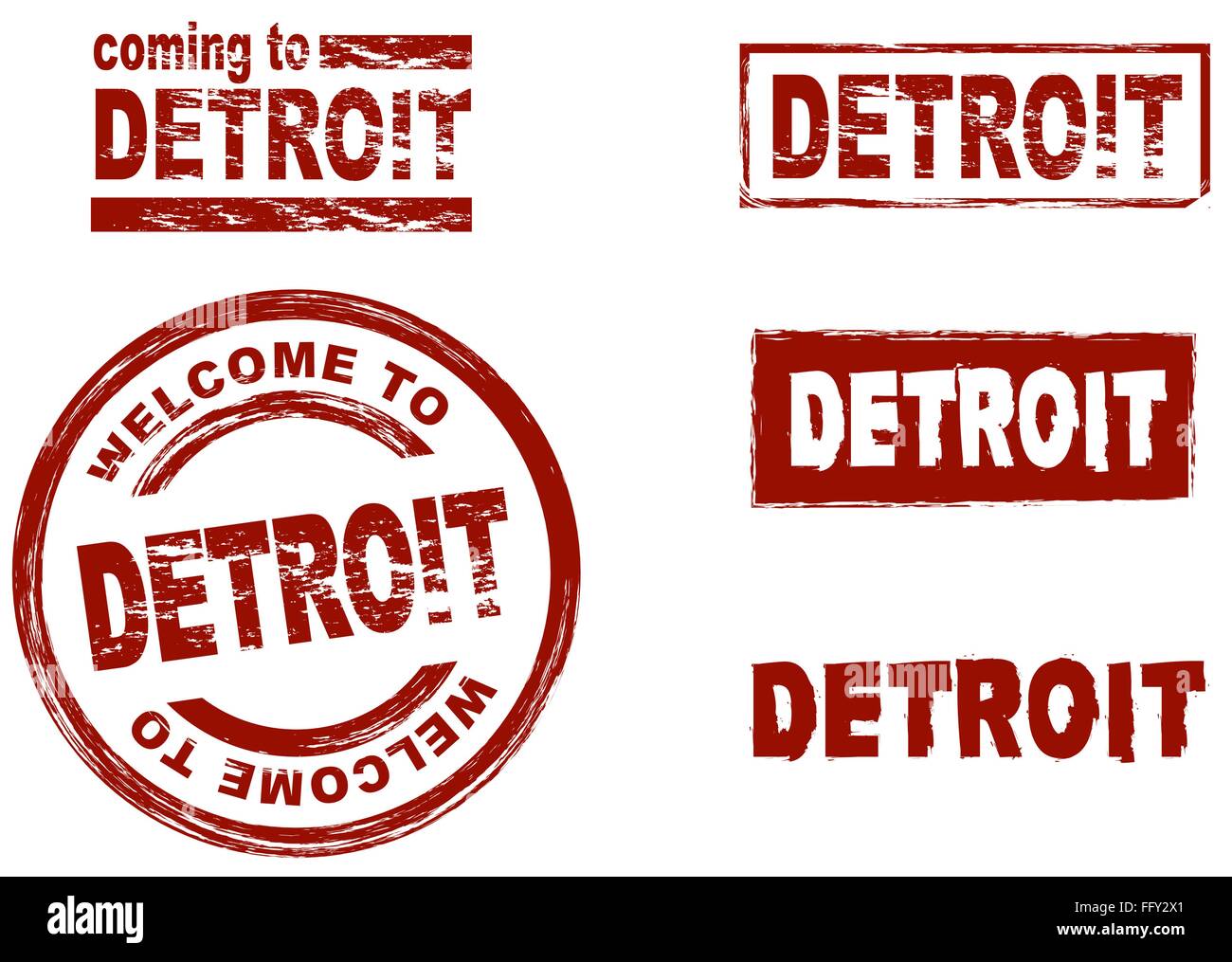 United states america detroit Cut Out Stock Images & Pictures - Alamy