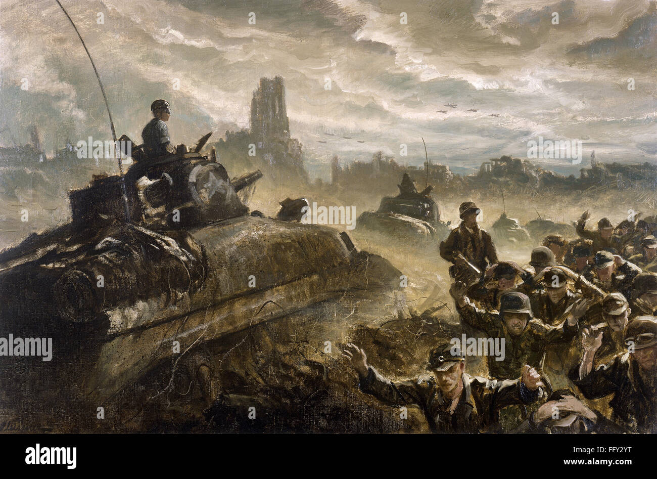 WORLD WAR II: NORMANDY. /nAmerican troops invading Omaha beach in ...