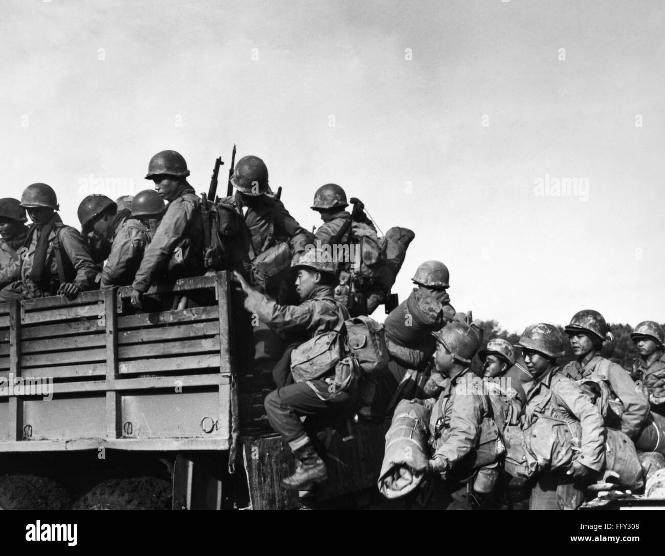 JAPANESE-AMERICAN TROOPS. /nJapanese-American troops of the 442nd ...