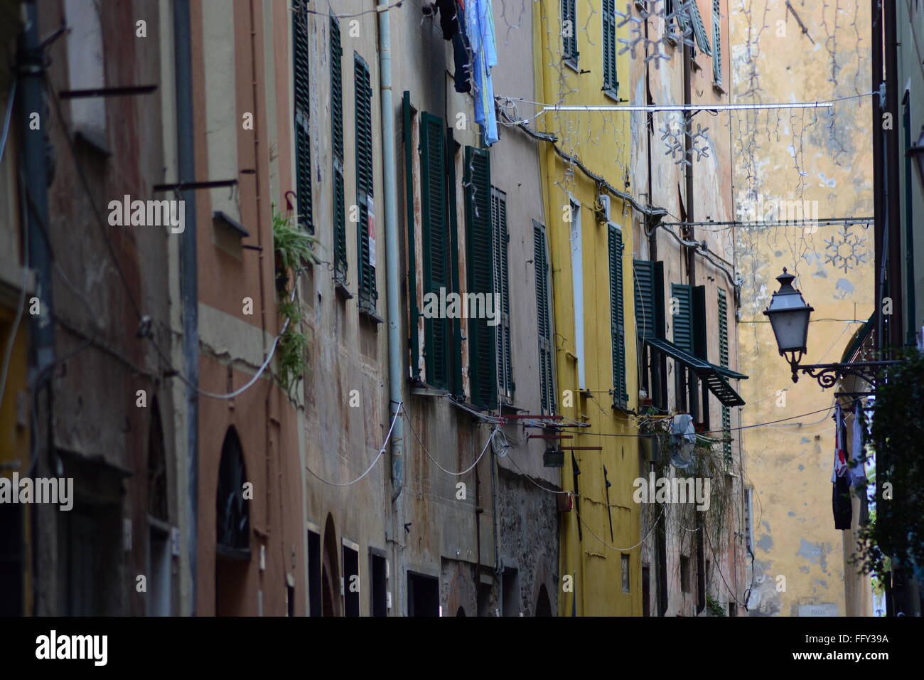 Typical Italian Narrow Streets Stock Photos & Typical Italian Narrow ...