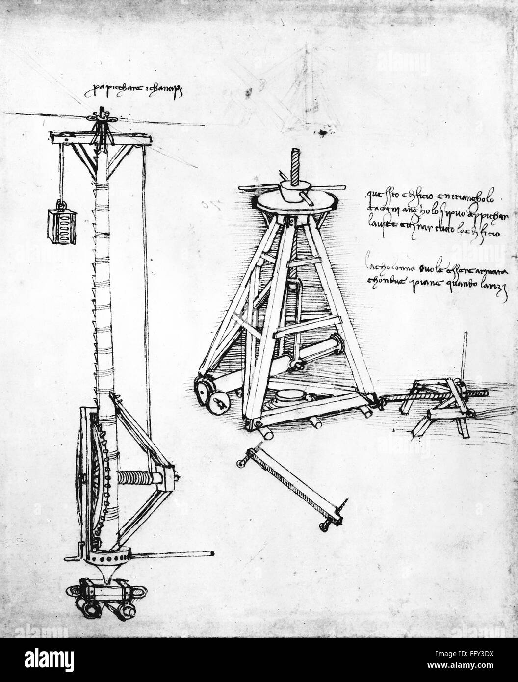 DA VINCI: CANNON DEVICE. /nDevices for making cannons and weapons ...