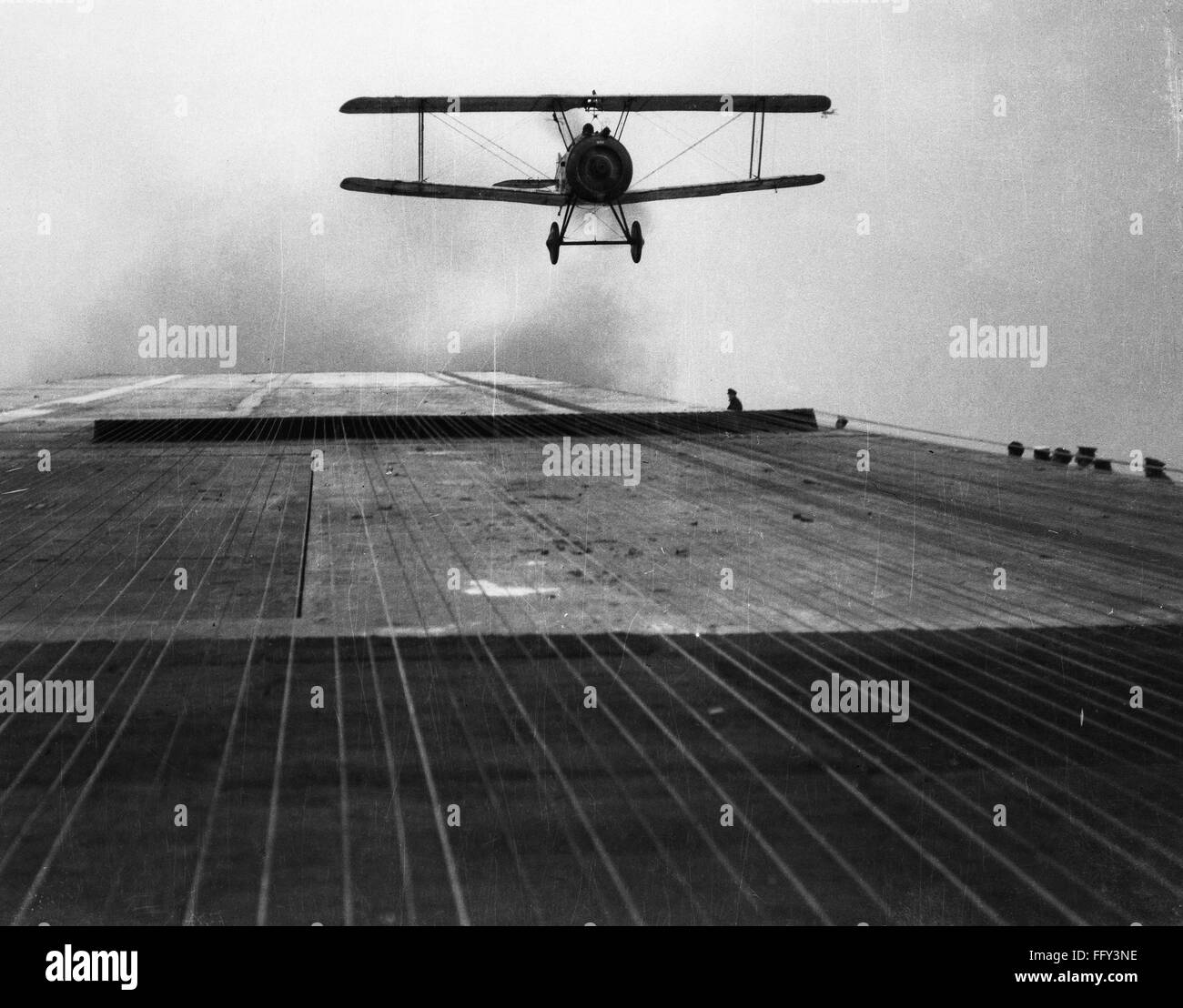 WORLD WAR I: SOPWITH CAMEL. /nA Sopwith Camel fighter plane preparing ...