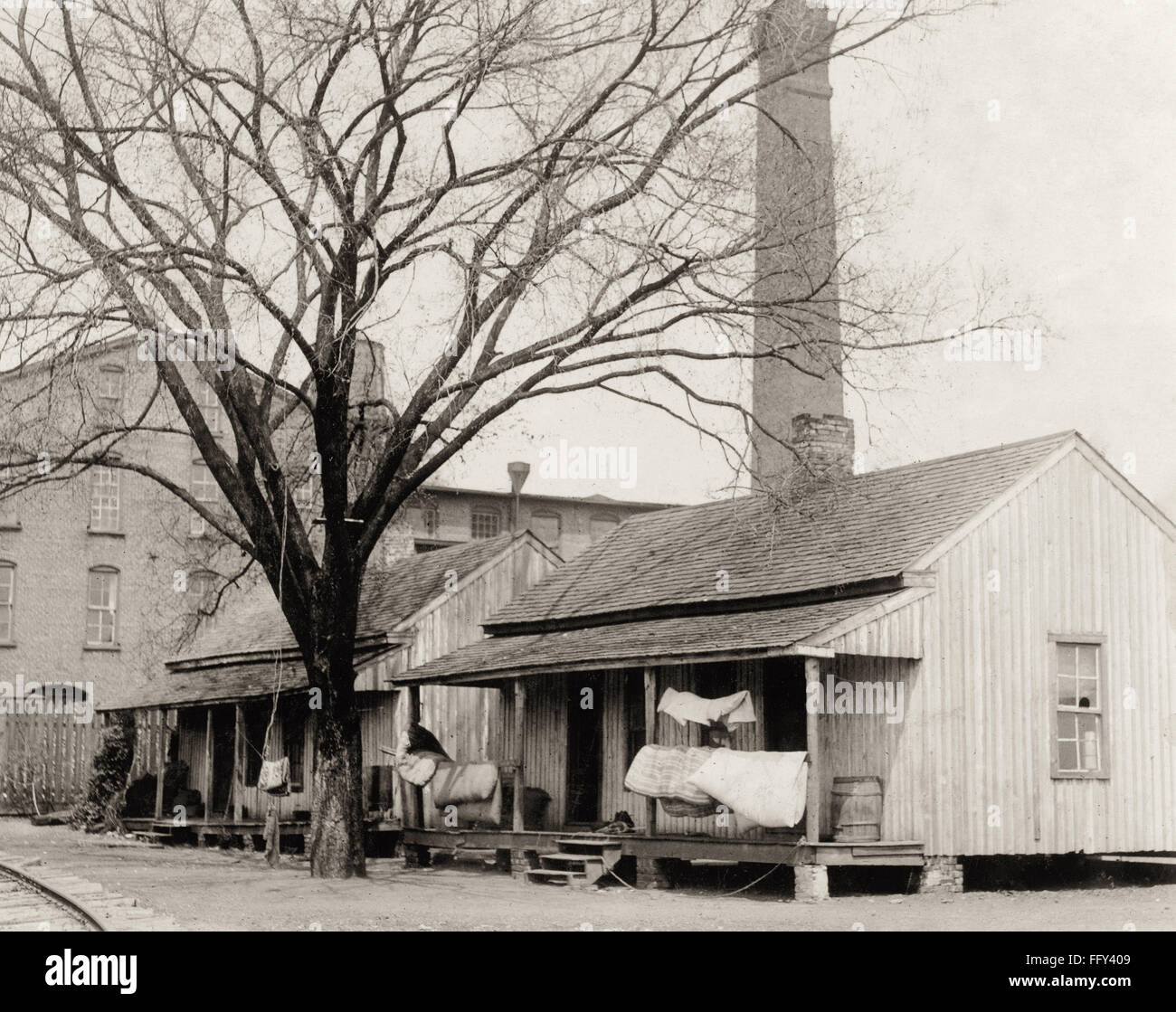 TEXTILE WORKER HOUSING. /nHousing for the workers at the Floyd Cotton ...