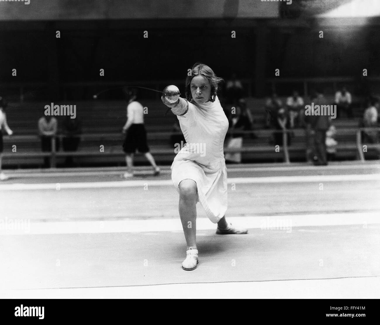 HELENE MAYER (1910-1953). /nGerman fencer. Photographed c1932 Stock ...