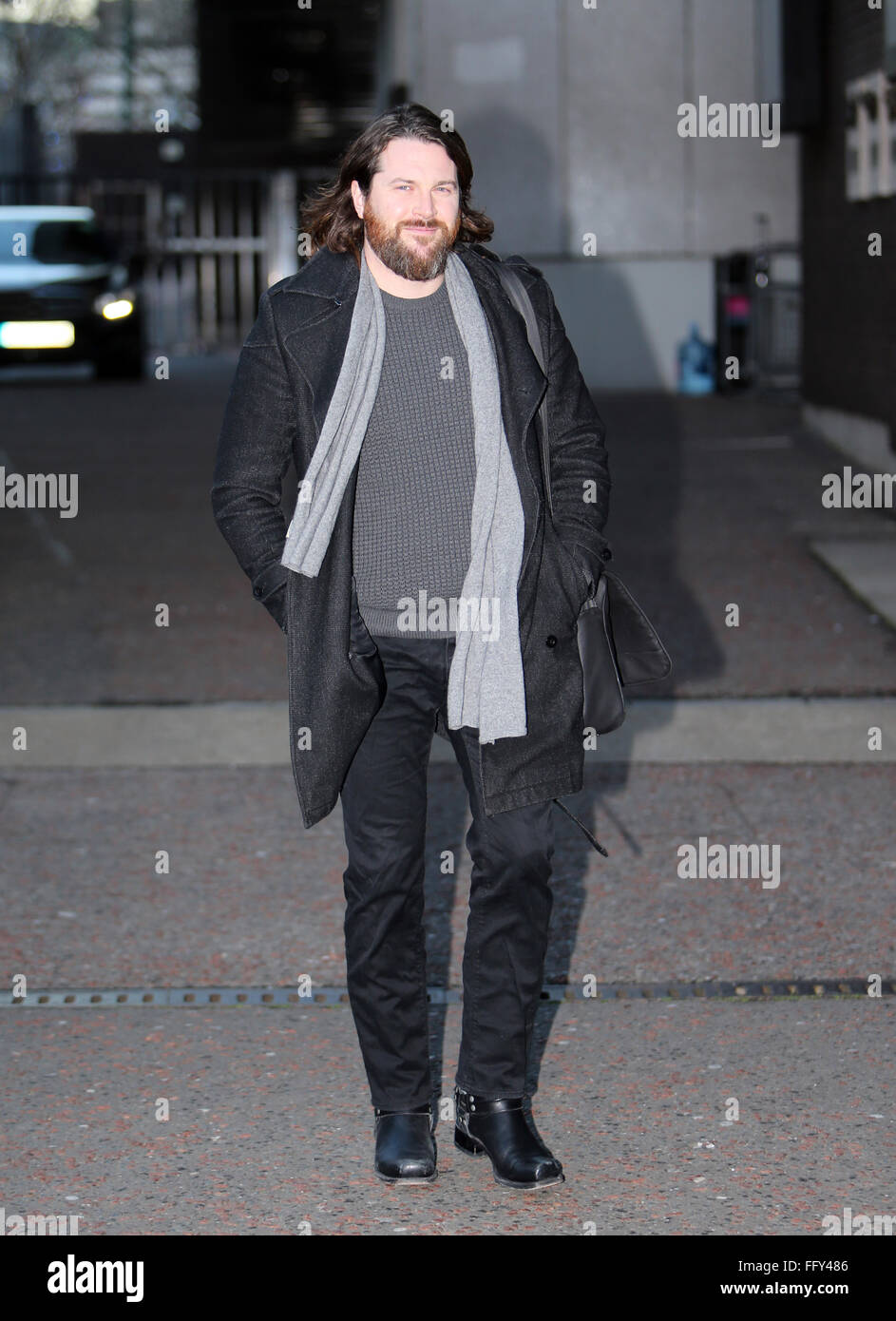 Kieran Bew outside ITV Studios Featuring: Kieran Bew Where: London ...