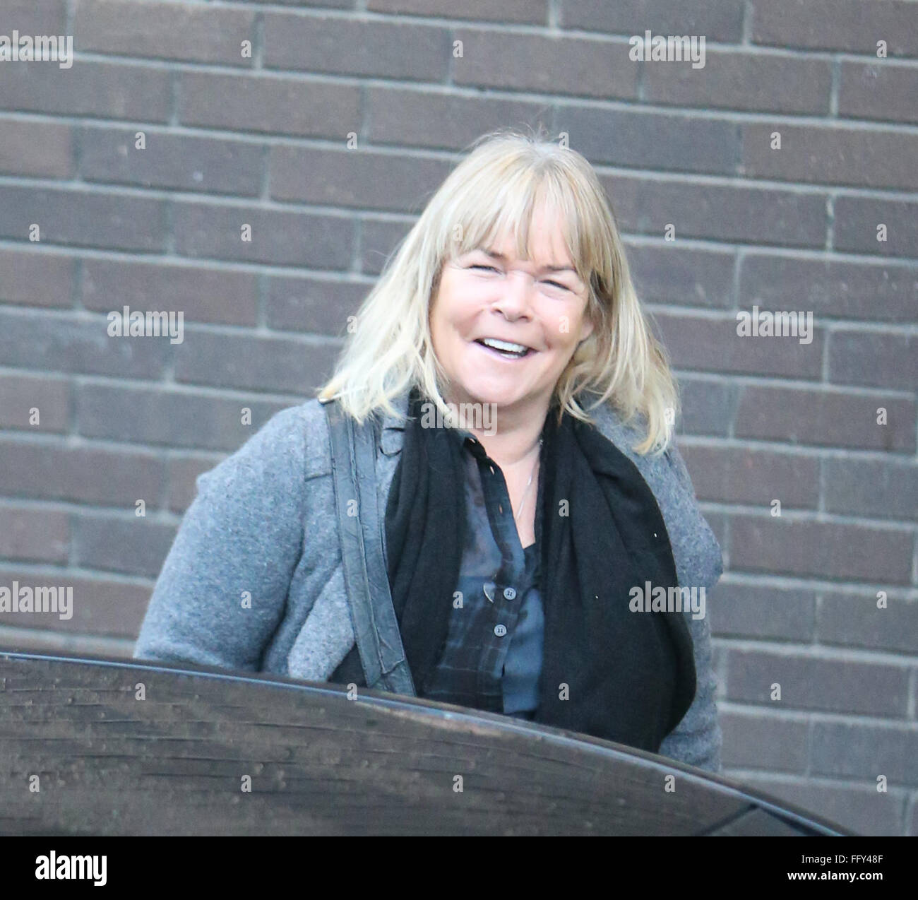Linda Robson outside ITV Studios Featuring: Linda Robson Where: London ...