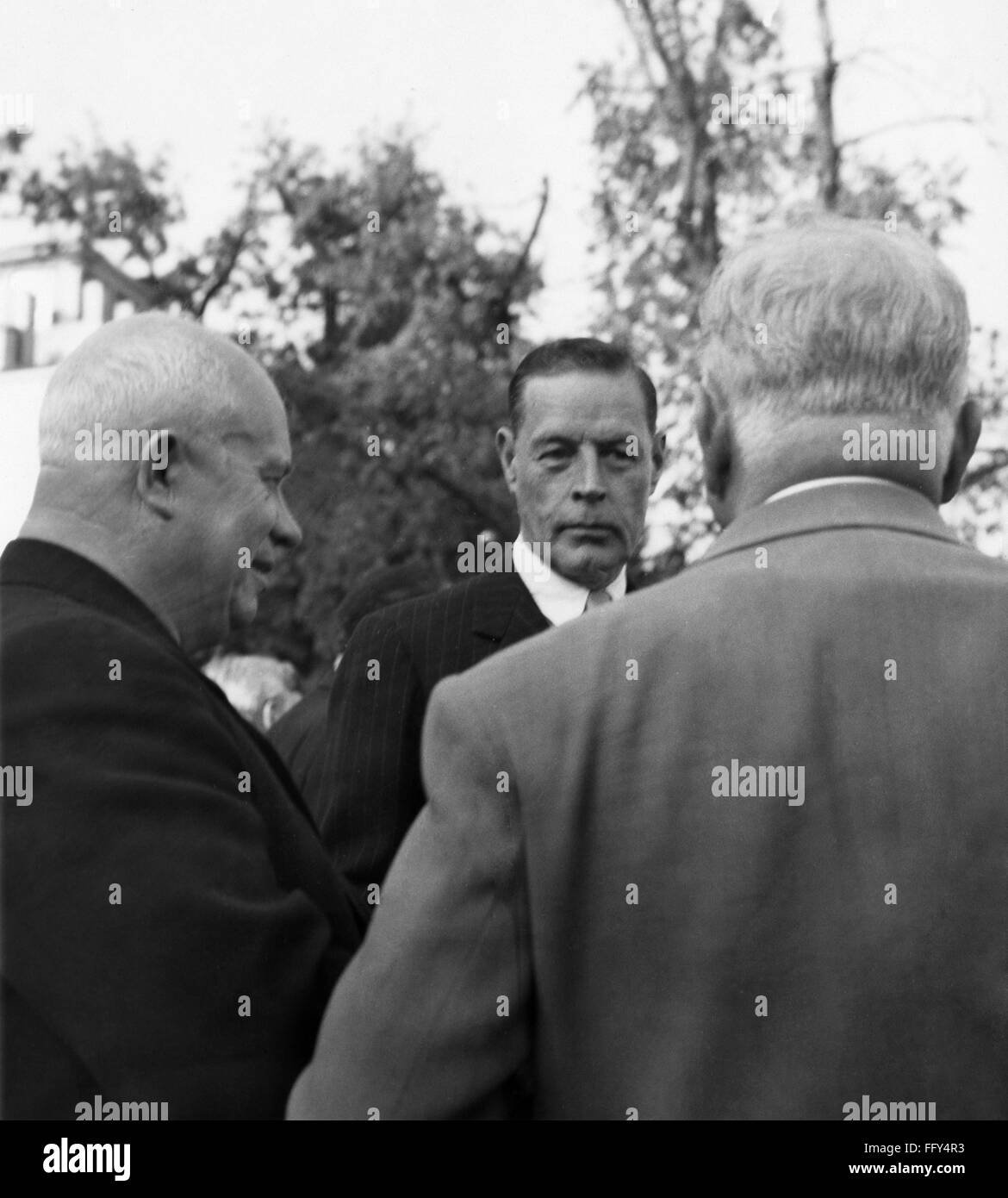CHARLES BOHLEN (1904-1973). /nAmerican diplomat. Bohlen (center ...