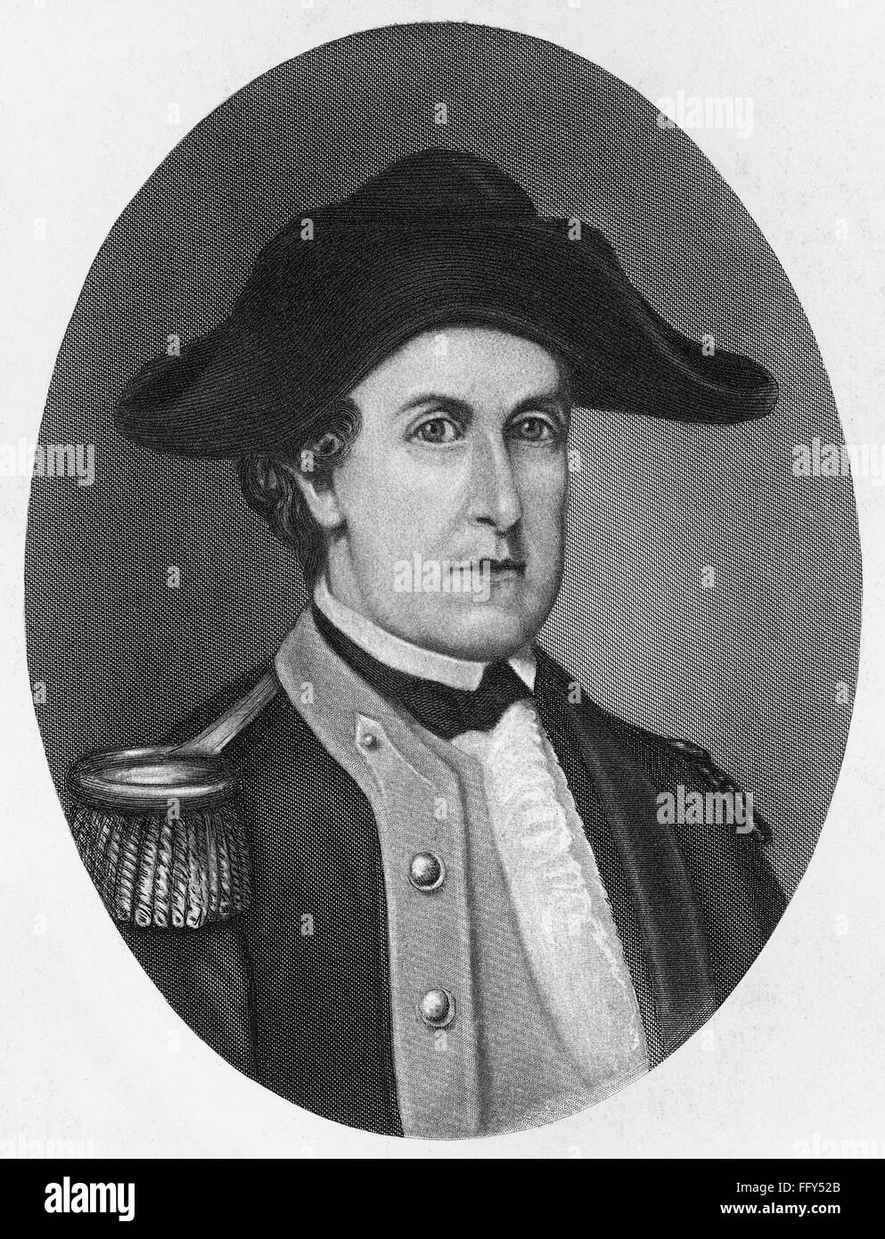 ELIJAH CLARKE (1733-1799). /nAmerican Revolutionary soldier. Line and ...