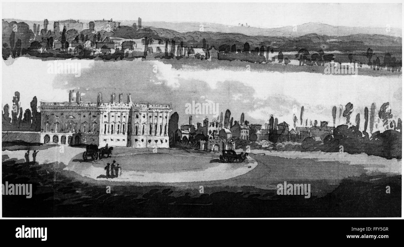 White house burned 1812 hi-res stock photography and images - Alamy