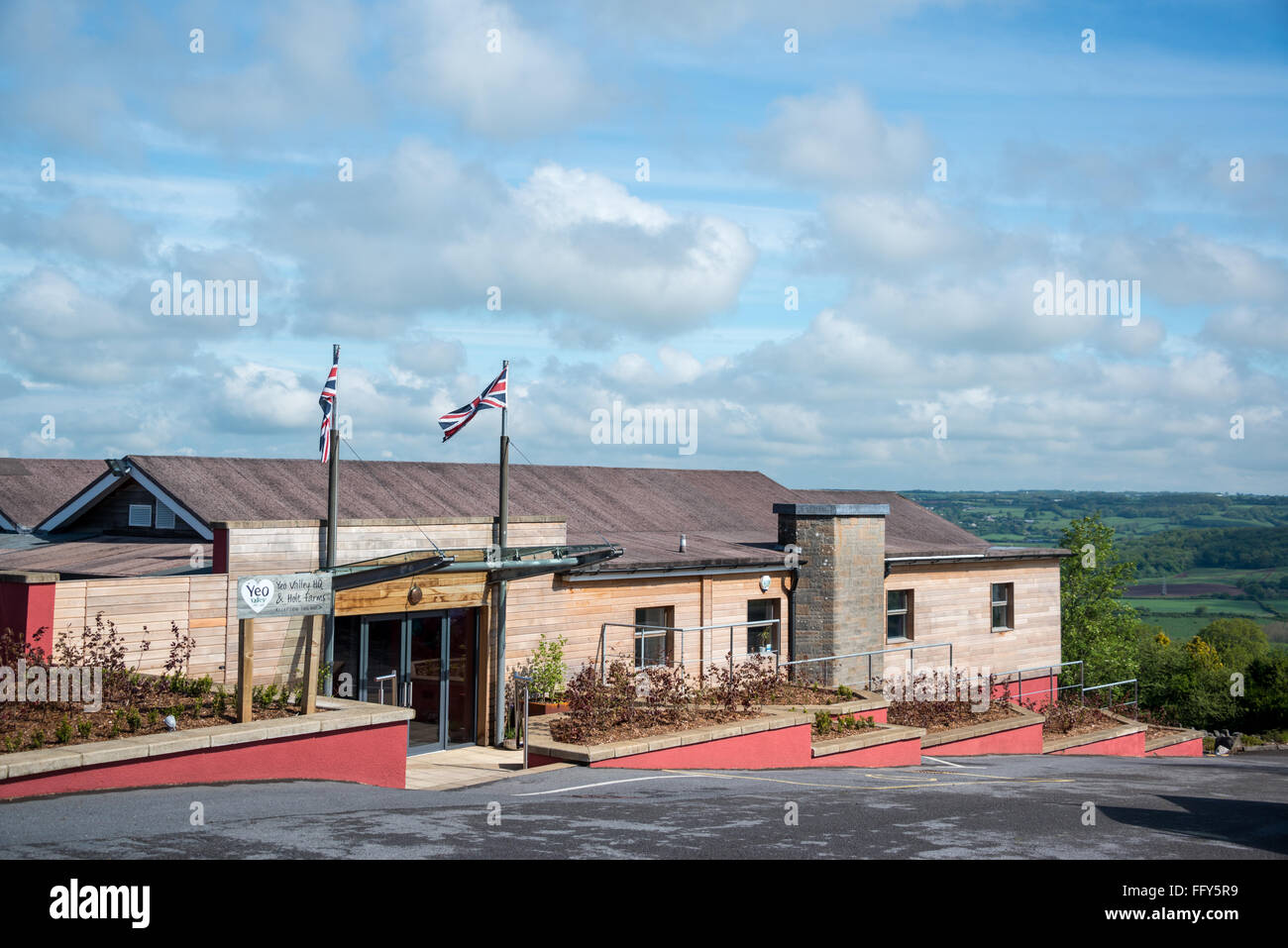 Yeo Valley HQ, Blagdon Stock Photo - Alamy