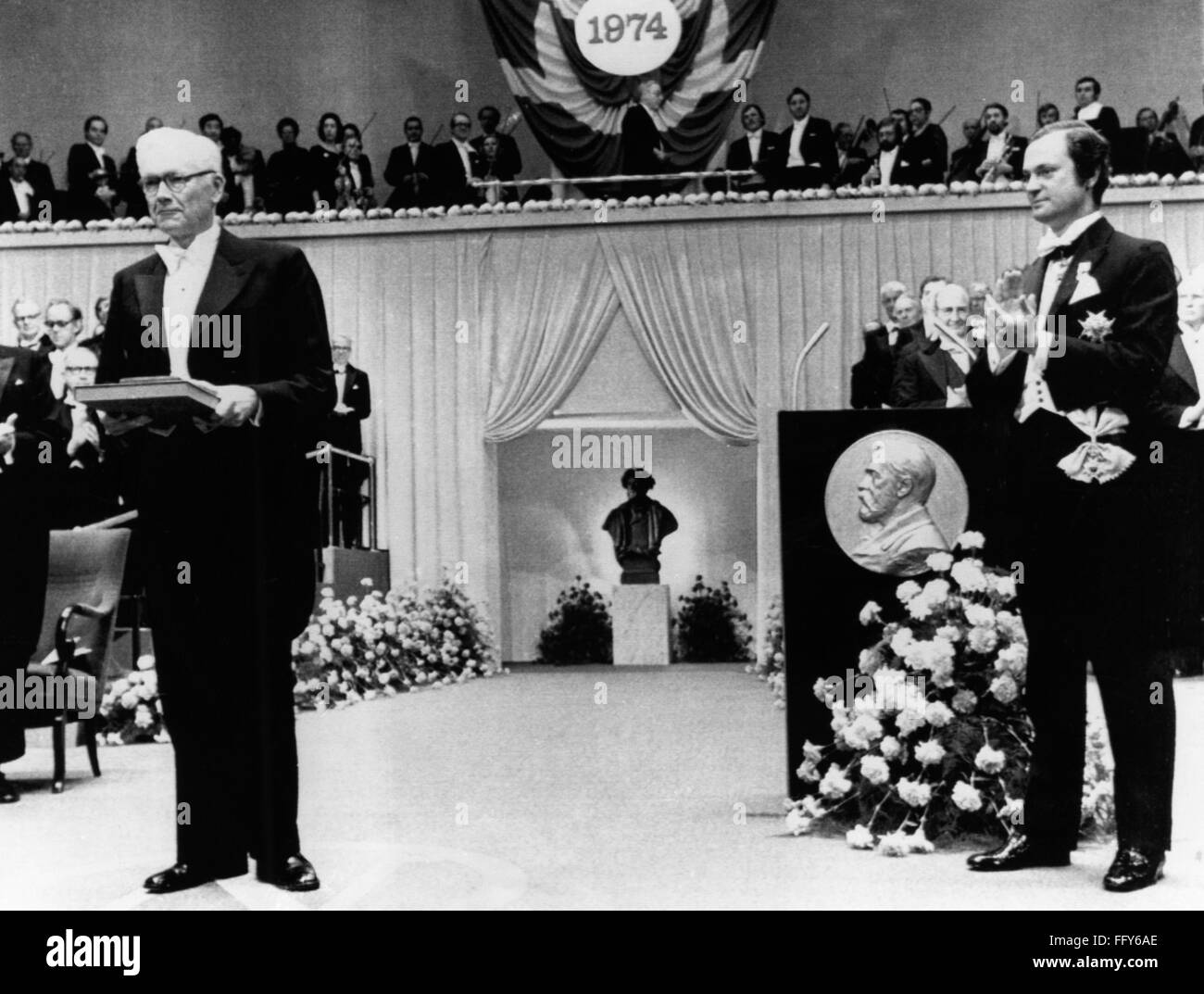 PAUL J. FLORY (1910-1985). /nAmerican chemist. Photographed after being ...