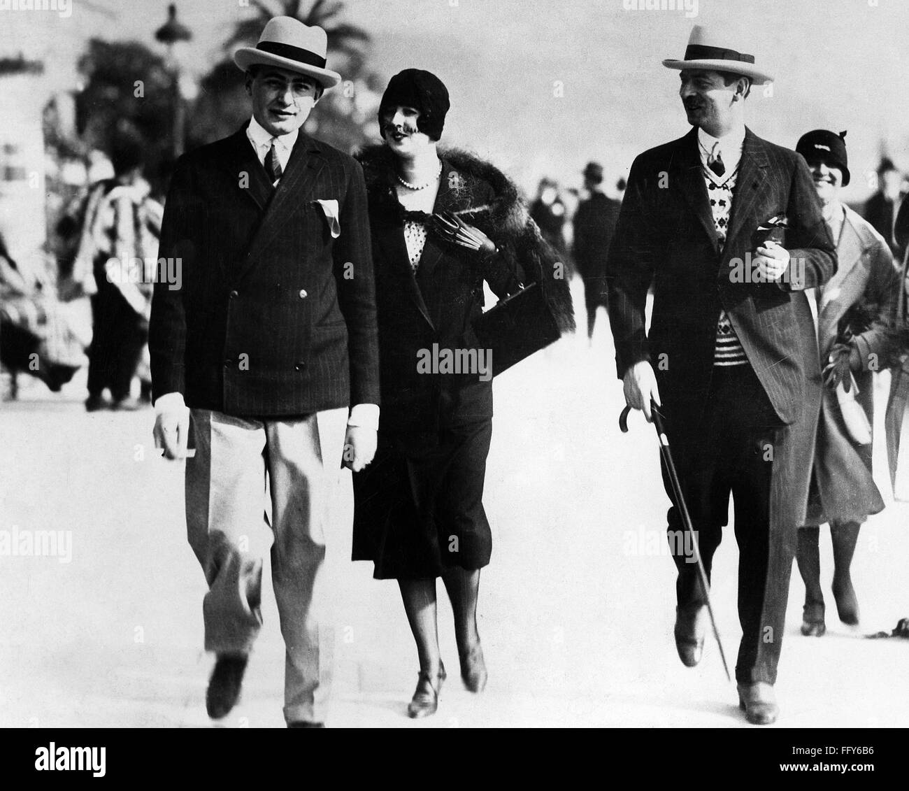 CAROL II (1893-1953). /nKing of Romania, 1930-1940. Carol II (far left ...