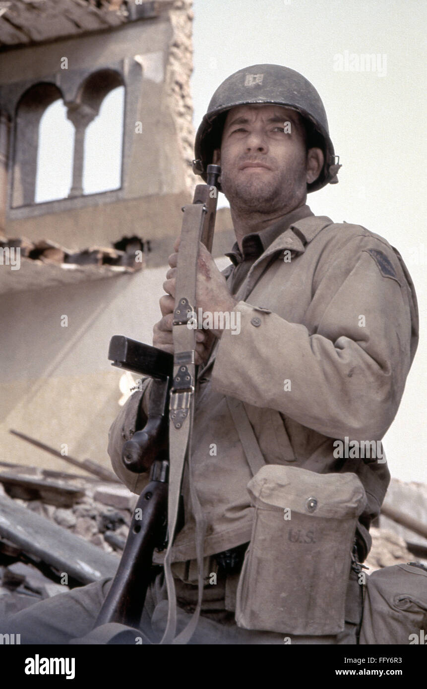 FILM: SAVING PRIVATE RYAN. /nAmerican actor Tom Hanks in a still from ...