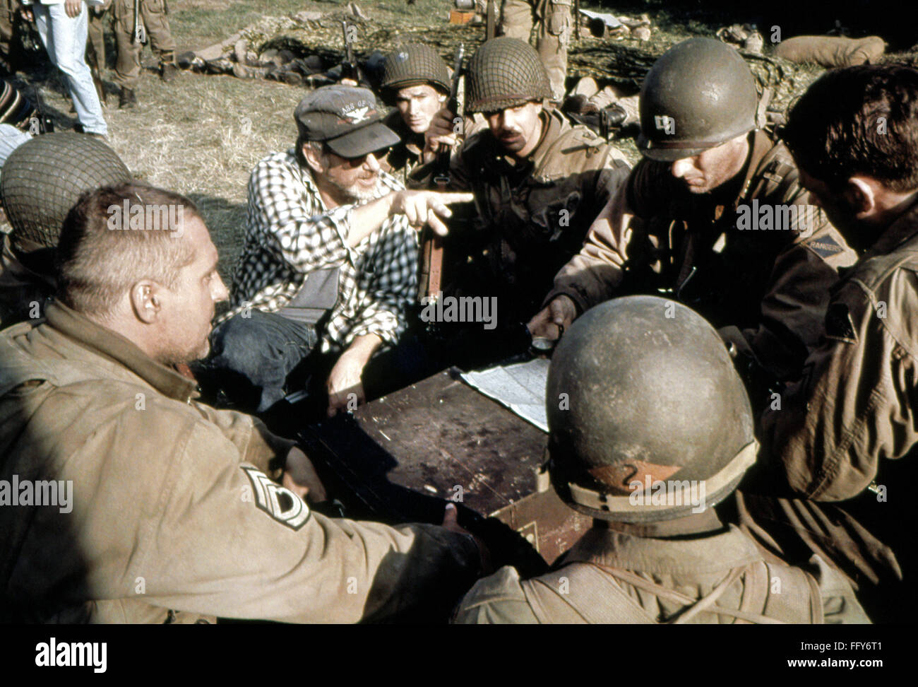 FILM: SAVING PRIVATE RYAN. /nThe cast of the World War II film 'Saving ...