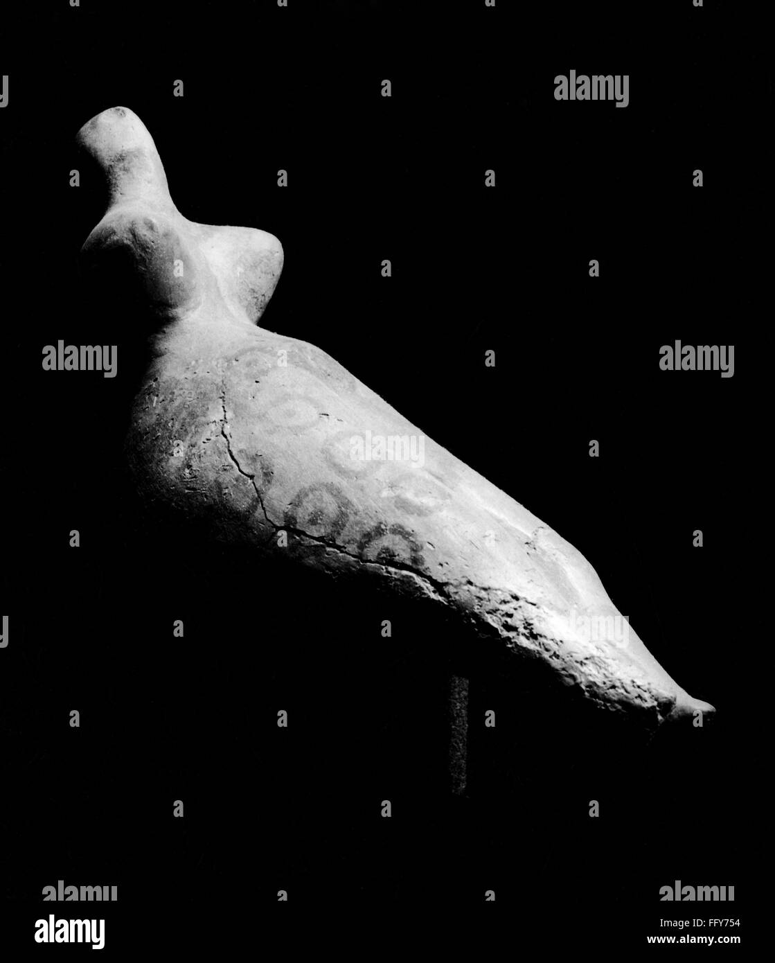 TURKMENISTAN: GODDESS FIGURE. /nSeated fertility goddess figure ...