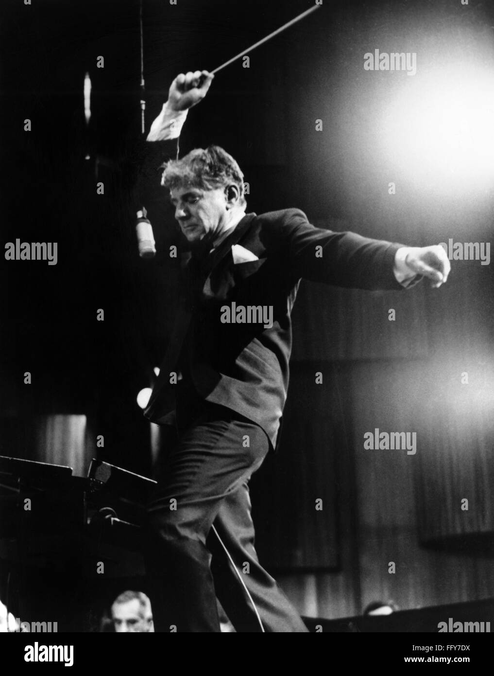 LEONARD BERNSTEIN /n(1918-1990). American composer and conductor ...