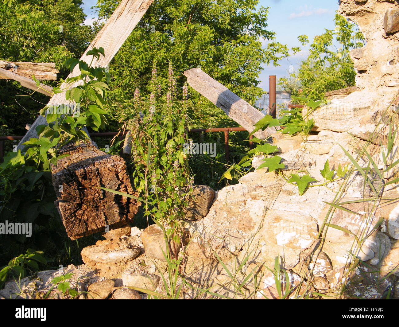 Old barn stone foundation in hi-res stock photography and images - Alamy