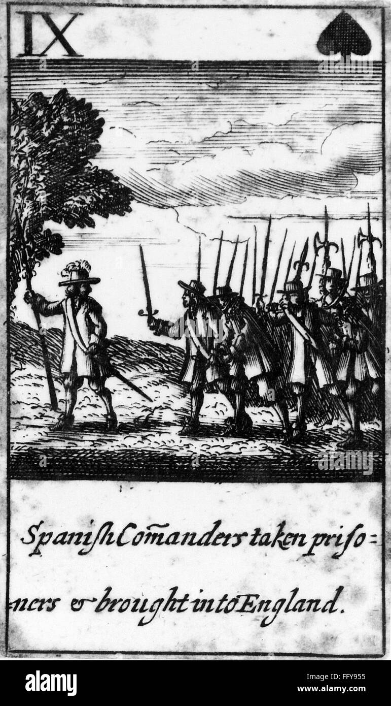 SPANISH ARMADA, 1588. /n'Spanish Comanders taken prisoners and brought ...