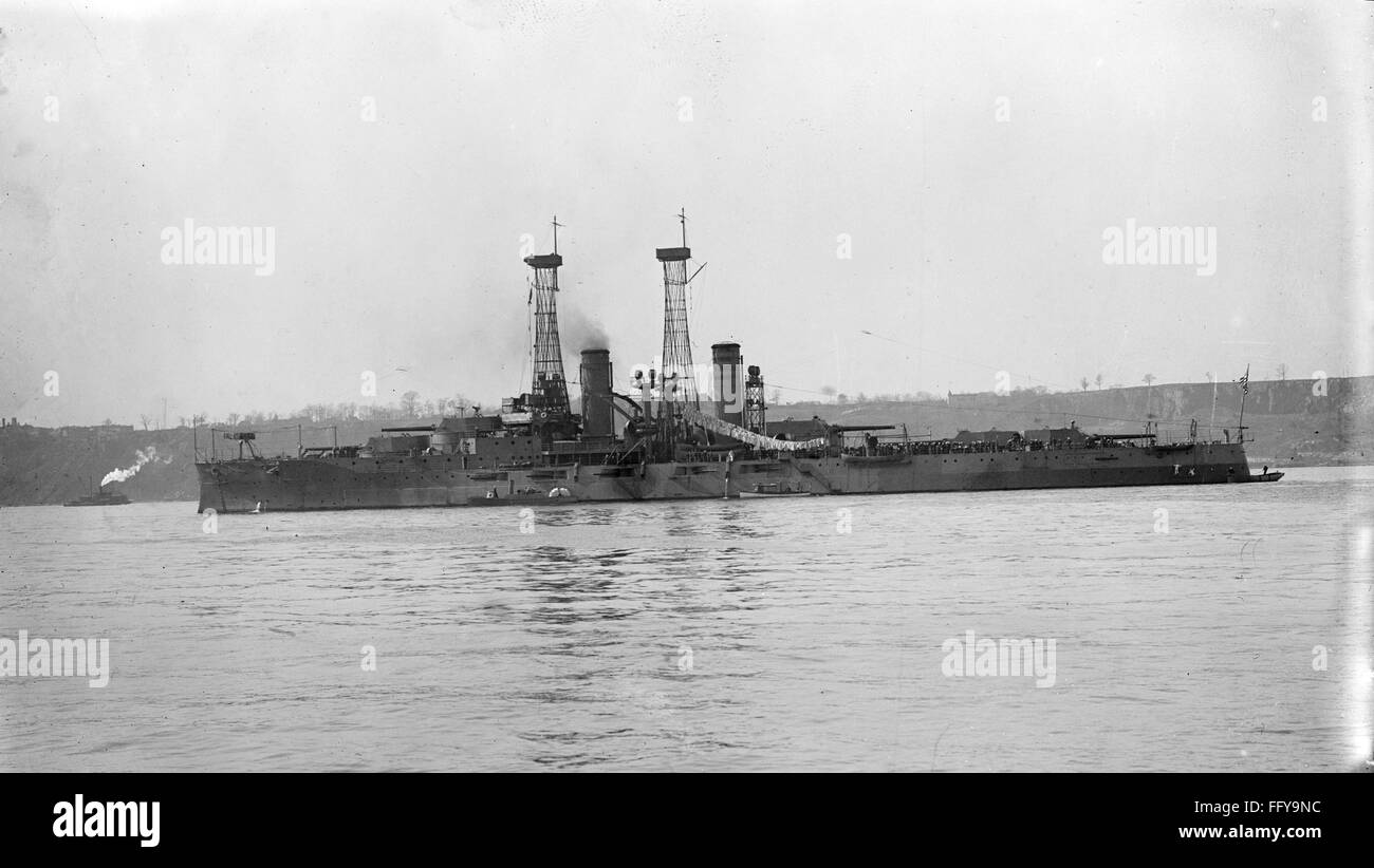 USS MICHIGAN, c1910. /nThe USS Michigan, a South Carolina-class ...