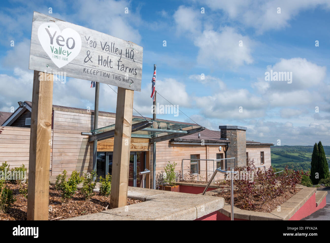 Yeo Valley HQ, Blagdon, England, UK Stock Photo - Alamy